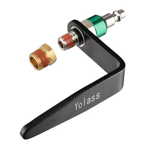 Yolass Pneumatic tool hook,1/4"NPT and 360¡Æ Rotatable L Air Rafter Ho ...