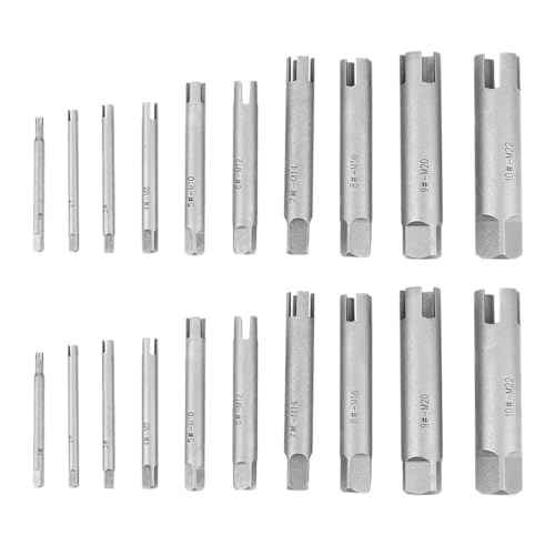 20 Pcs Tap Extractor Set 3/4 Flute Broken Head Screw Remover Stripped ...