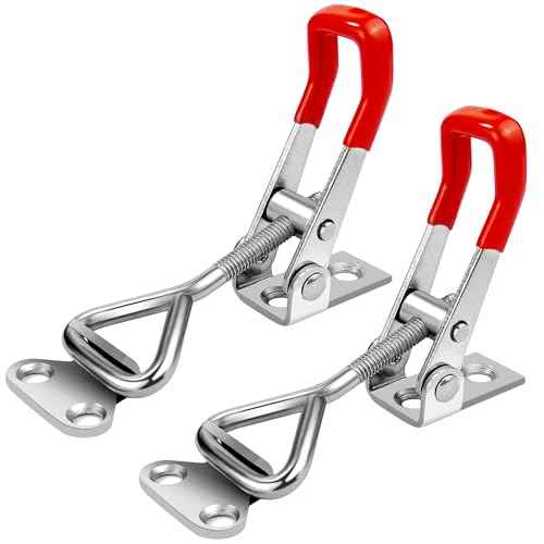 2 Pack Toggle Latch Clamp 4001 Adjustable 304 Stainless Steel Toggle H ...