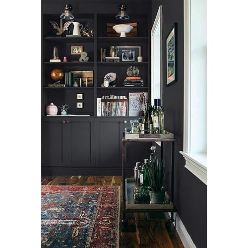 Heroad Peel and Stick Wallpaper Matte Dark Grey Contact Paper for New ...