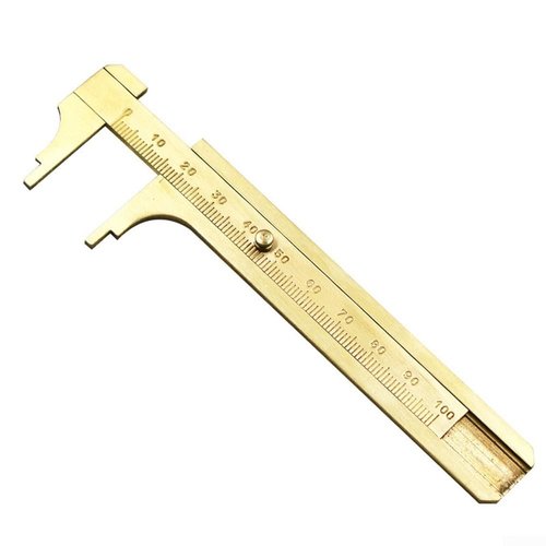 Mini Scale 80/100mm Sliding Gauge Vernier Caliper Ruler Measuring Tool ...