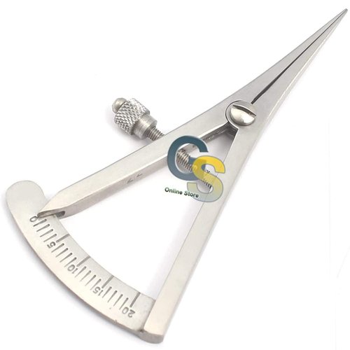 G.S CASTROVIEJO Caliper 3.25" Measuring & Marking Graduated 0-20MM ...