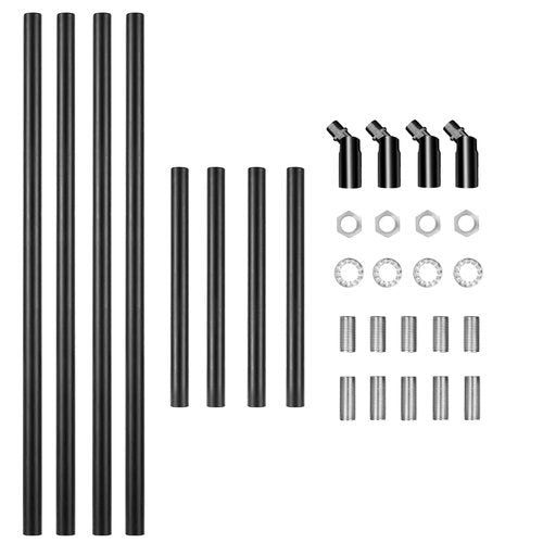 M10 Threaded Extension Rods Kit for Sloped Ceilings – 8 Heavy-Duty Iro ...