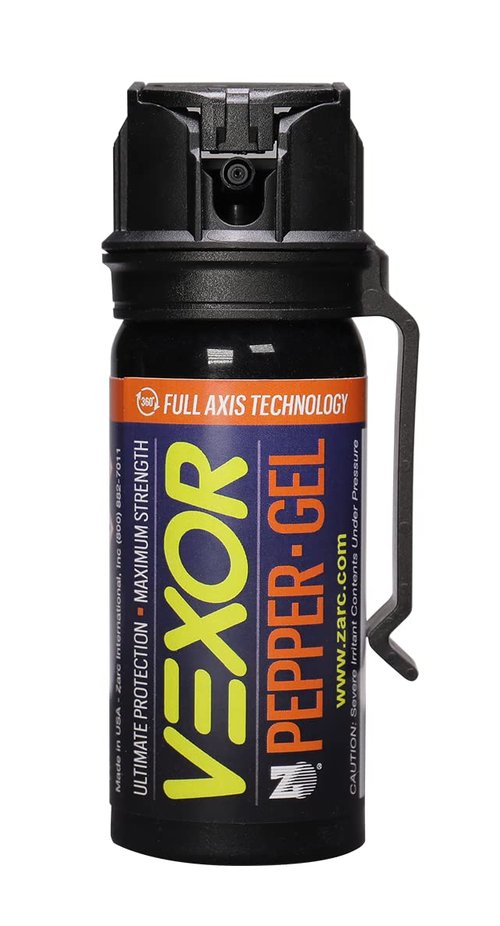VEXOR Pepper Gel from Zarc, Maximum Strength Police Pepper Spray, Gel ...