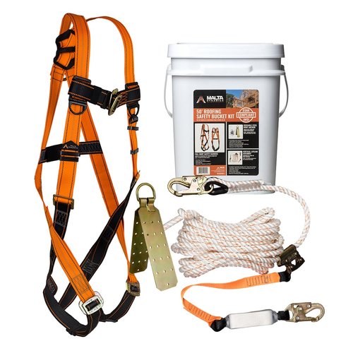 Malta Dynamics 50’ Roofer's Safety Bucket Kit – Warthog Pass-Thru Safe ...
