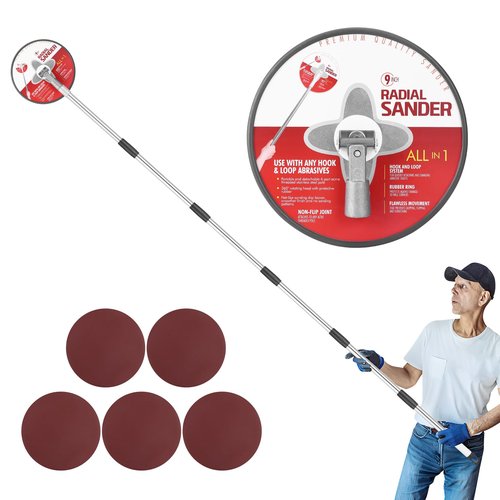 Pole Sander for Drywall, 85 inch Drywall Sander With Extension Pole, M ...
