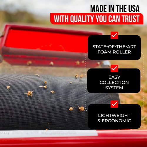 Original Sticker Burr Roller Remover Yard Tool Wide for Easy Yard Clea ...